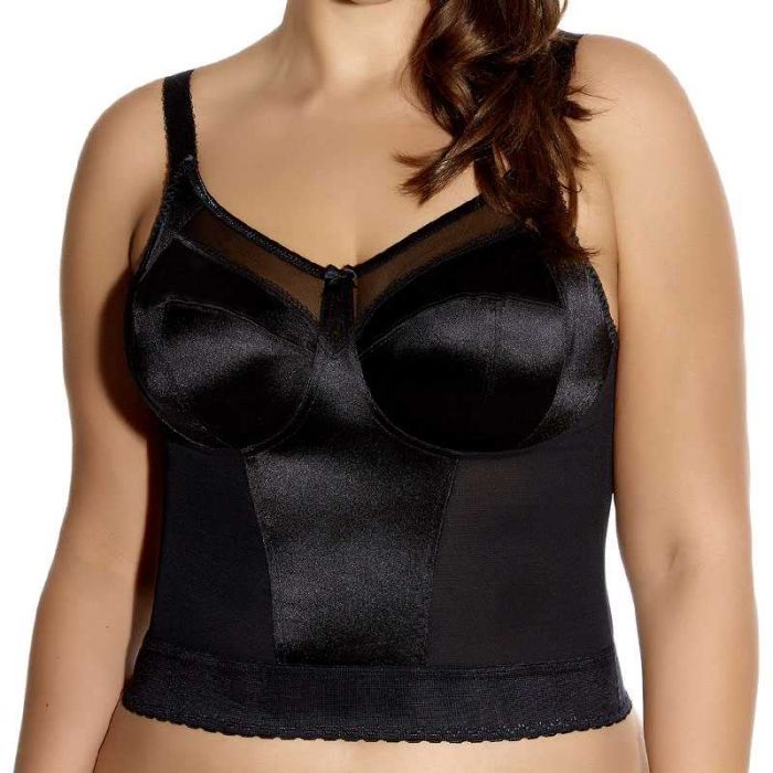Goddess Keira Longline Soft Cup Bra [black Gd6094] Zodee Australia