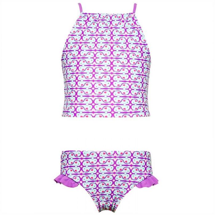 Cupid Girl Lilo Frill Tankini Set Multi Cg609li Zodee Australia