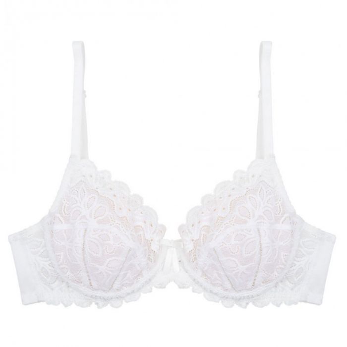 Bendon Yvette Lace Underwire Bra 20-7215 White Womens Bra | Zodee Australia